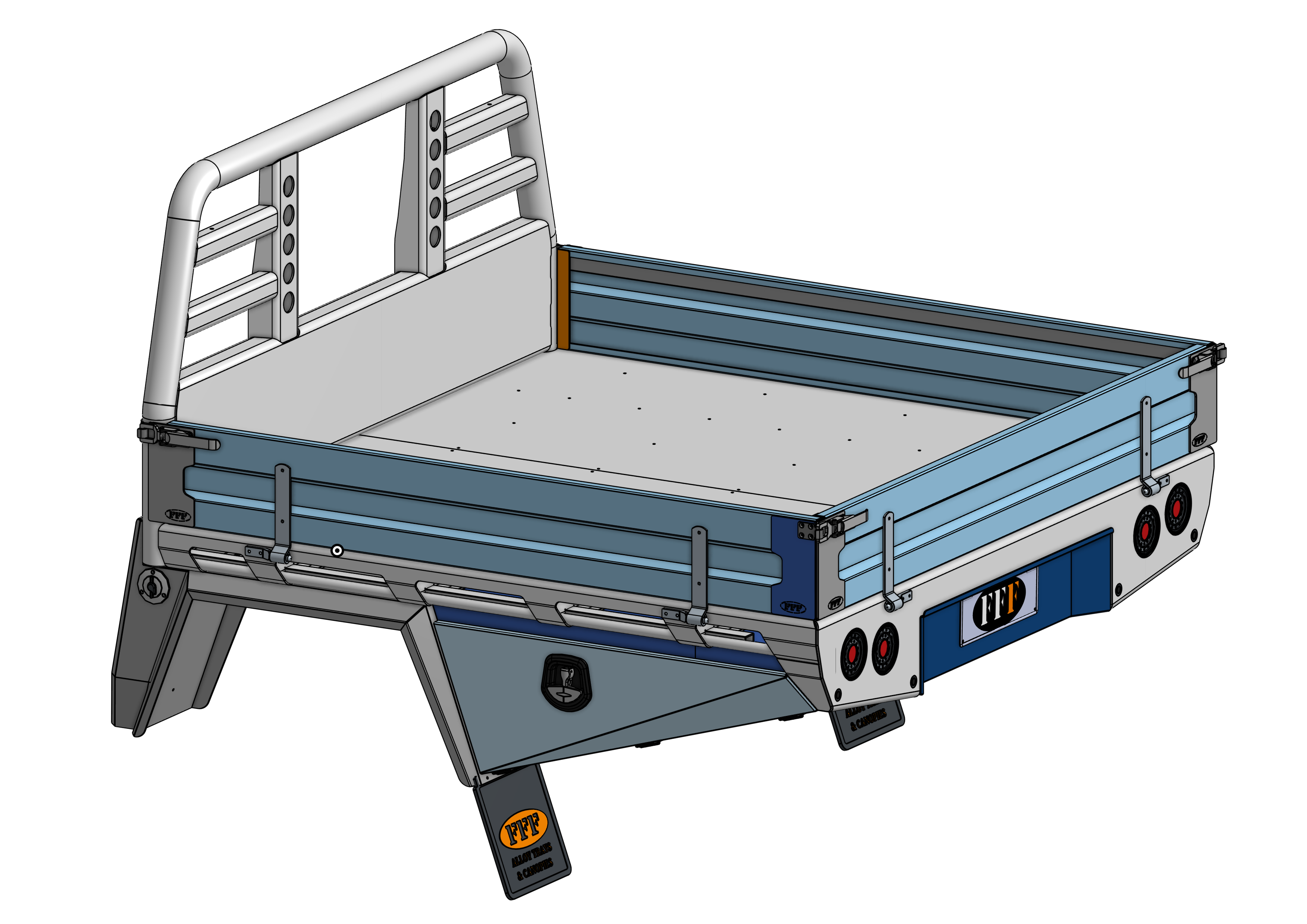 FFF Dual Cab Alloy Tray – Full Forced Fabrication